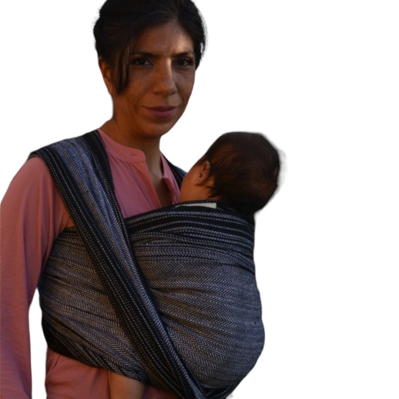 Fular para bebés. Portabebés tejido a mano 100% de algodón